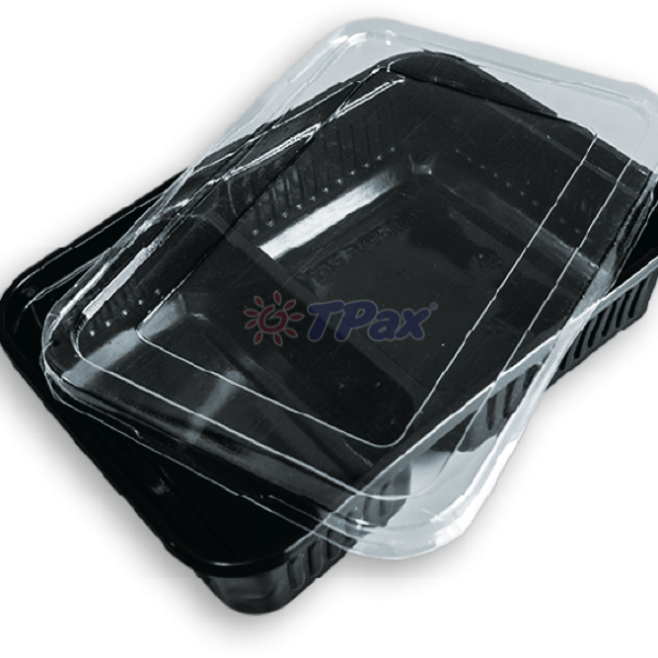 ชุดข้าวกล่องดำ PPพร้อมฝา OPS รหัส TP-804 – Tpax